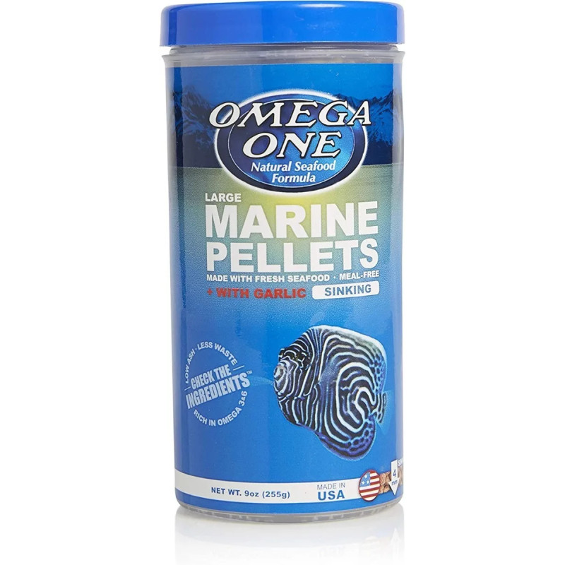 Marine Pellets 255gr Gránulos Grandes Peces Marinos Acuario