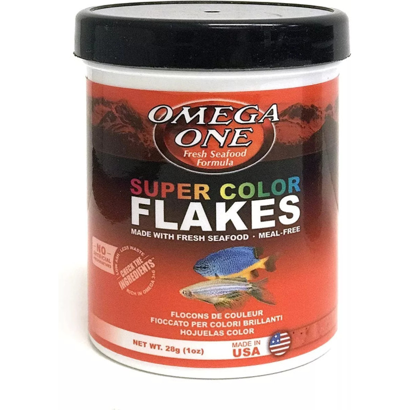 Super Color Flakes 28gr Comida Hojuelas Peces Acuario Pecera