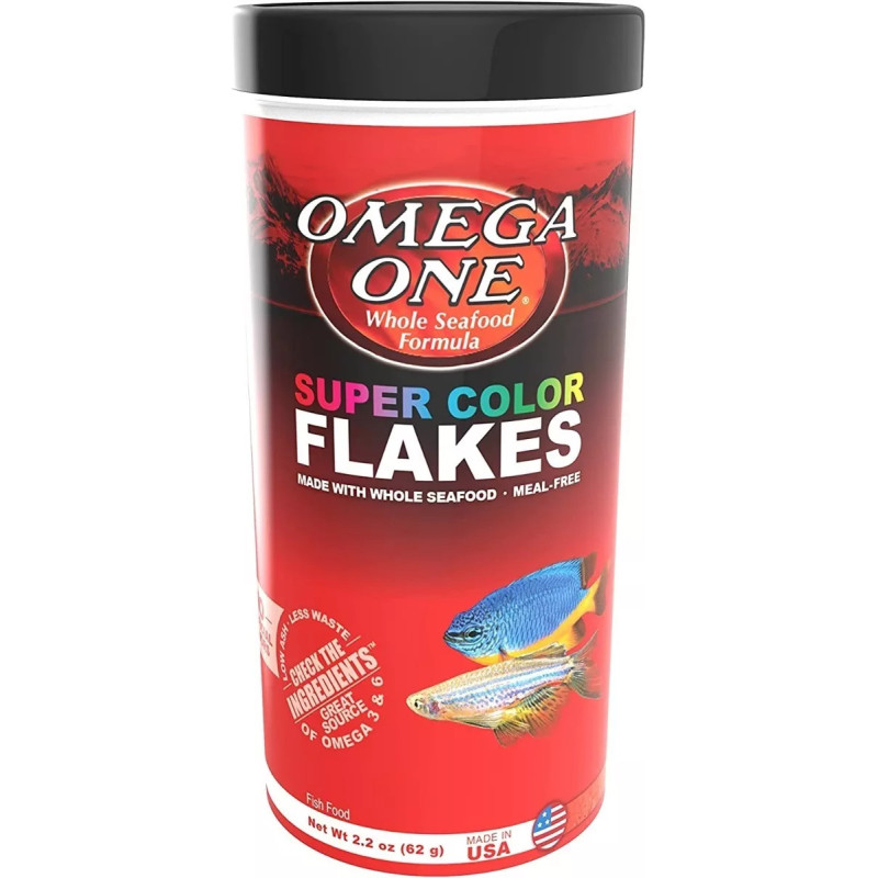 Super Color Flakes 62gr Comida Hojuelas Peces Acuario Pecera