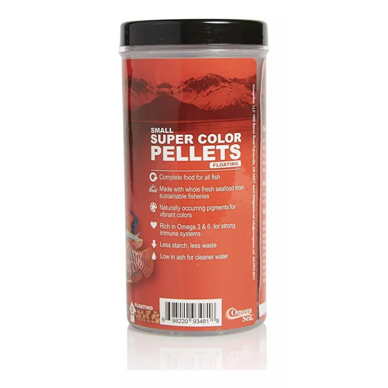 Super Color Pellets Small 184gr Comida Gránulos Peces