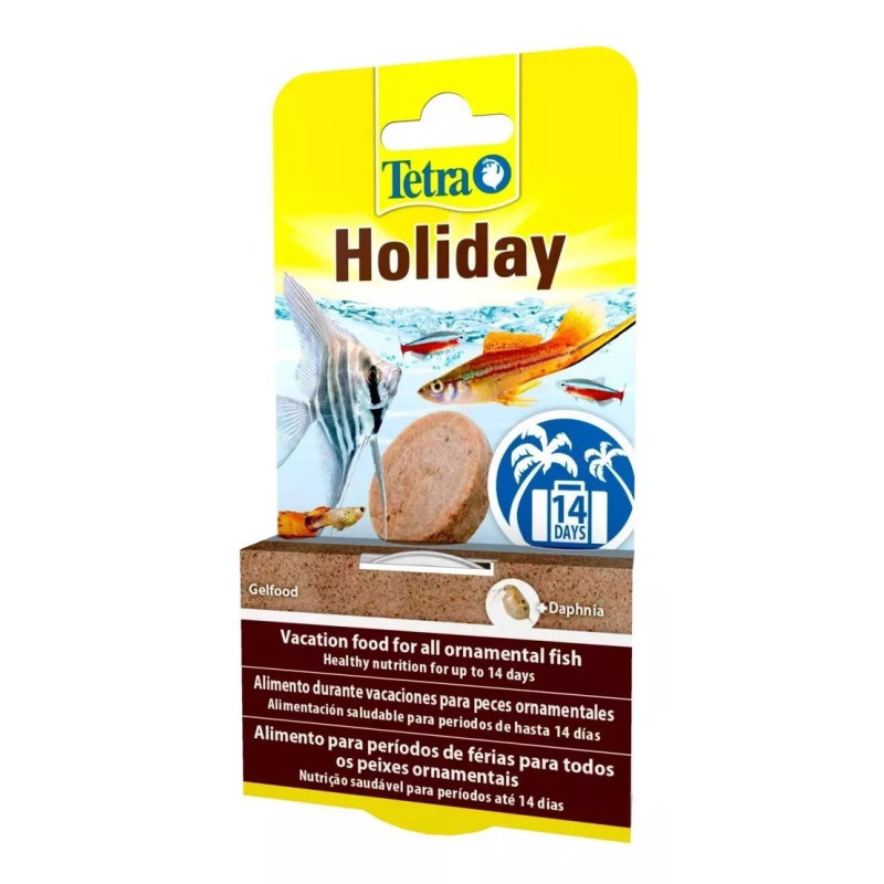 Tetra Holiday 30gr Comida Peces Vacacional Acuario Pecera
