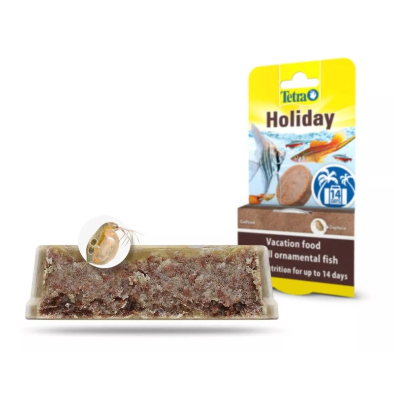 Tetra Holiday 30gr Peces X2 Comida Vacacional Acuario Pecera