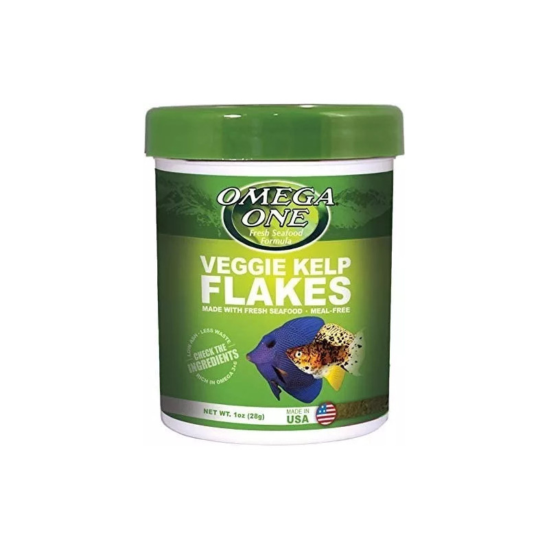 Veggie Kelp Flakes 28gr Comida Hojuelas Peces Herbívoros