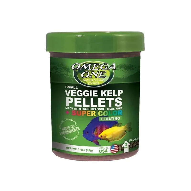 Veggie Kelp Pellets 99gr Gránulos Pequeños Peces Herbívoros